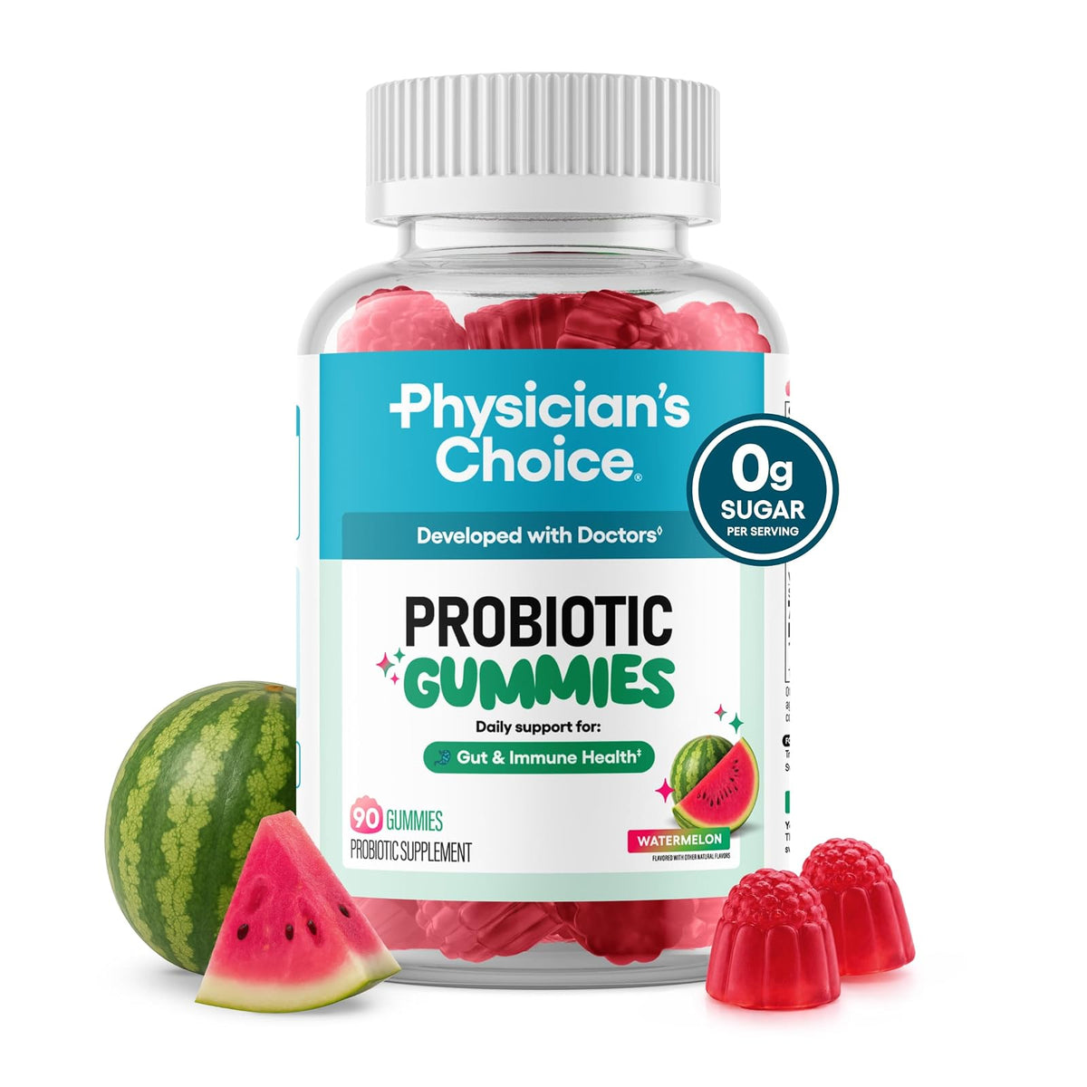 Physician's CHOICE probiotic gummies for digestion