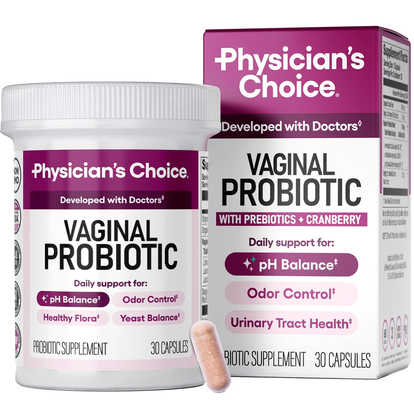 Physician's CHOICE vaginal probiotics for women