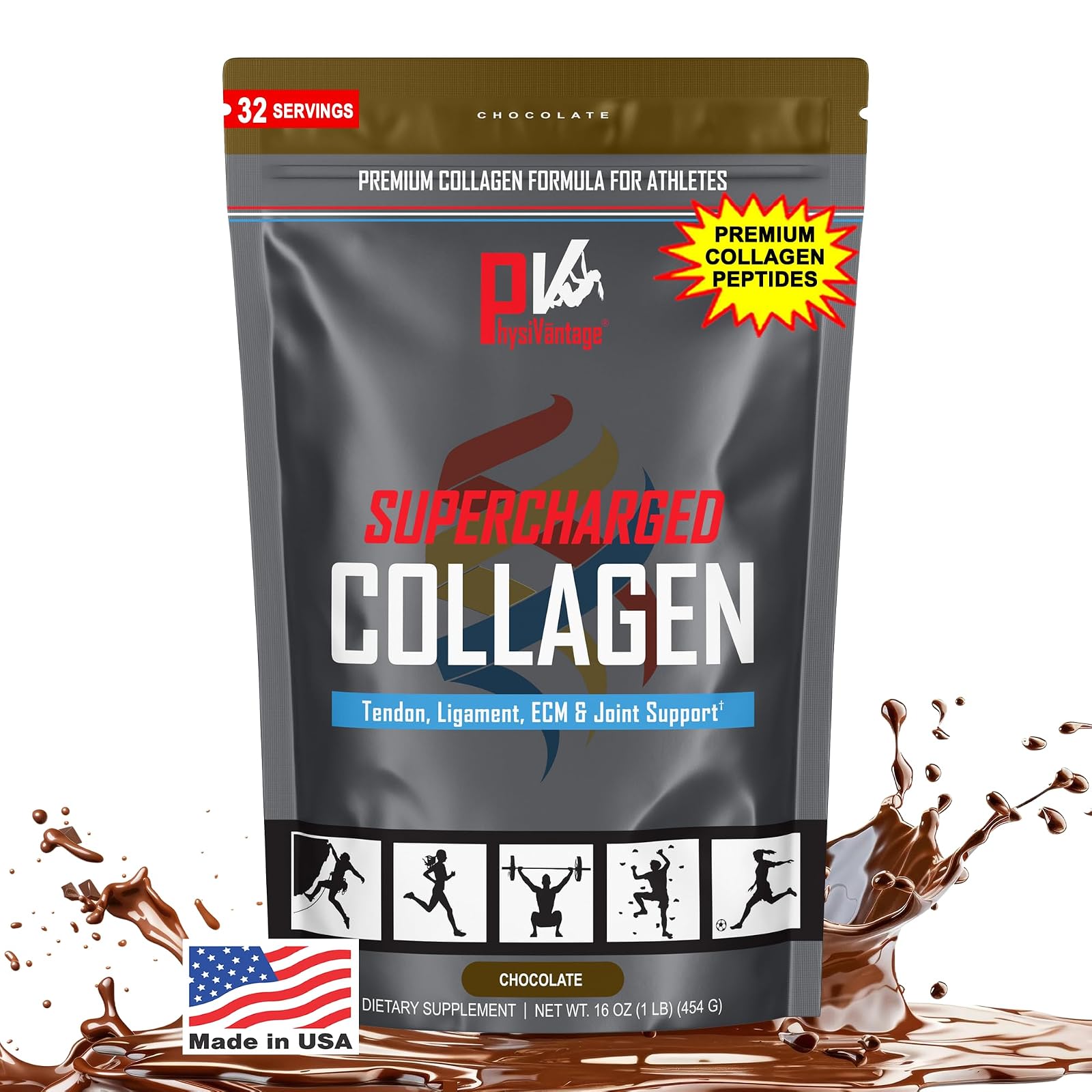 PhysiVantage collagen peptides powder benefits