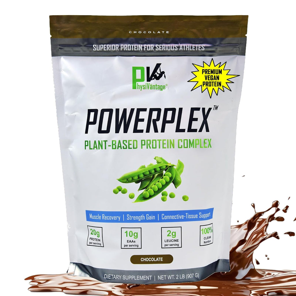 PhysiVantage POWERPLEX chocolate vegan protein