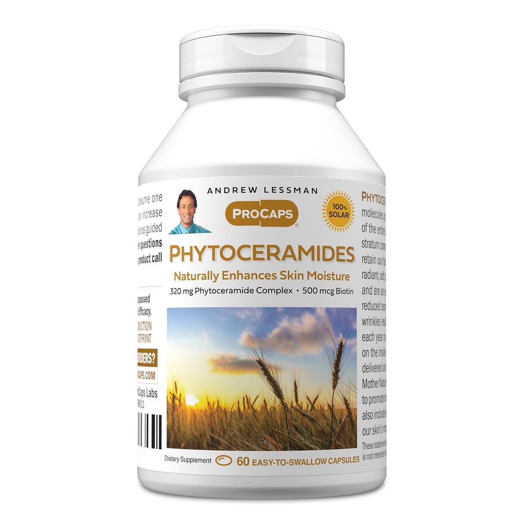 Phytoceramides skin supplement capsules