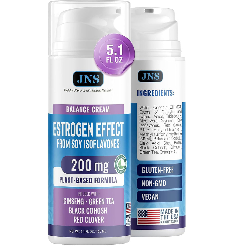 Phytoestrogen cream for menopause relief