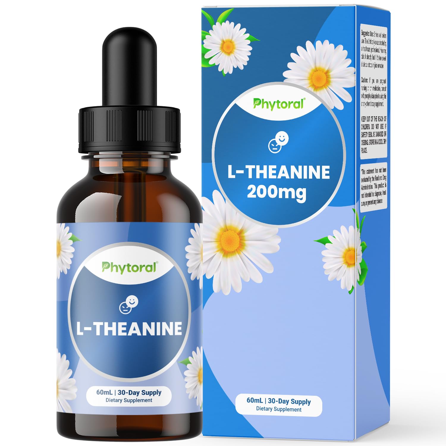phytoral l-theanine liquid drops for relaxation
