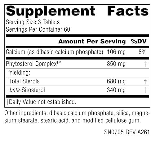 Phytosterol Complex multivitamin for heart support