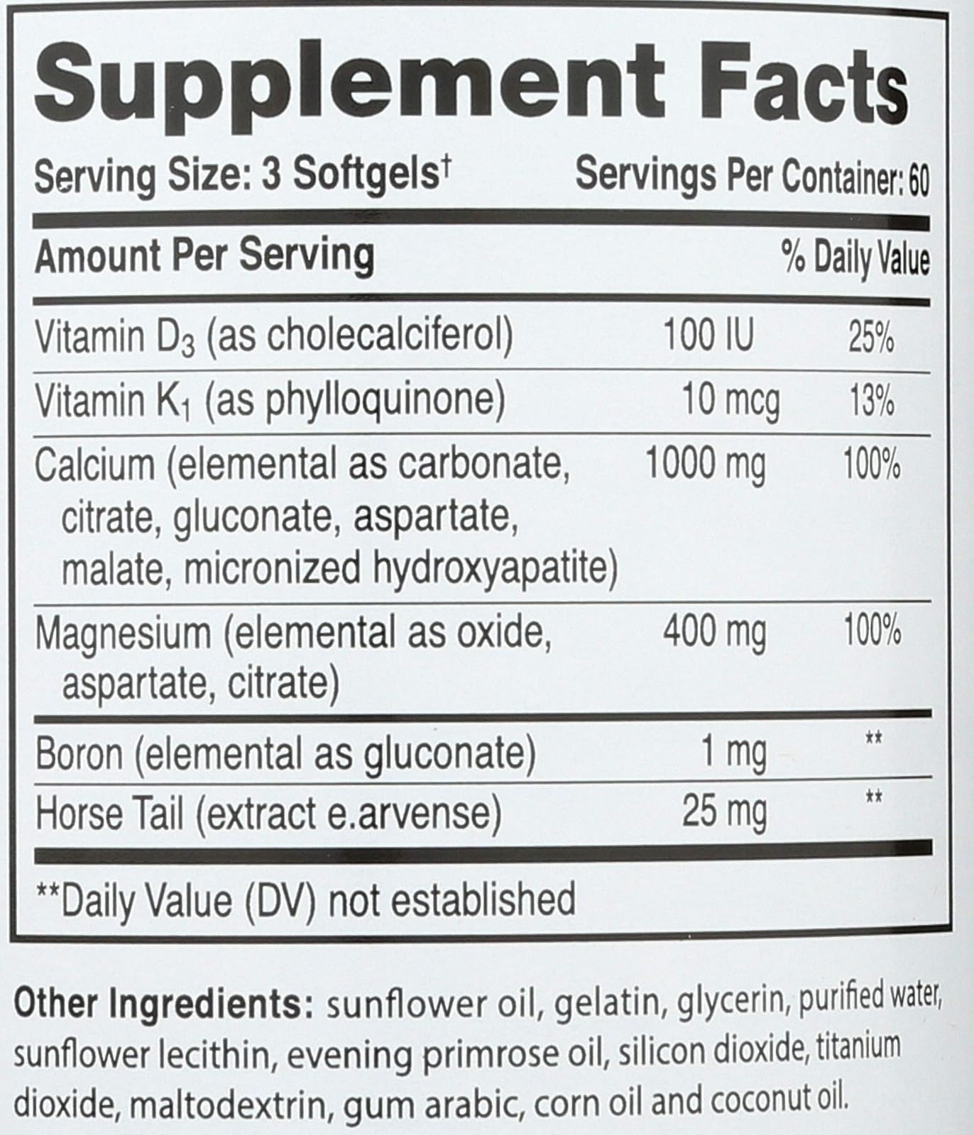 Phytotherapy Rx calcium for optimal mineral balance