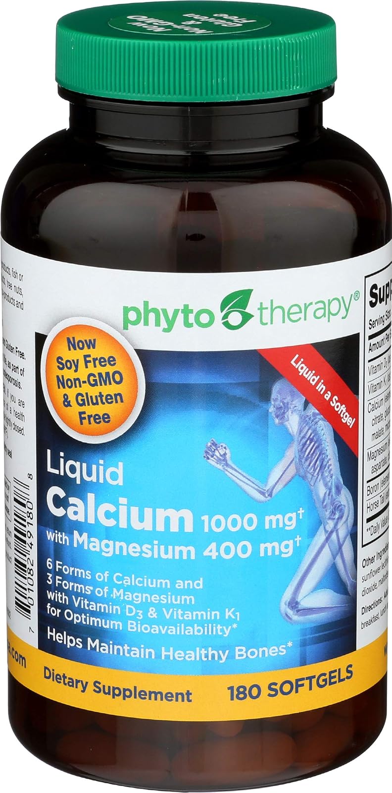 Phytotherapy Rx calcium softgels for bone health