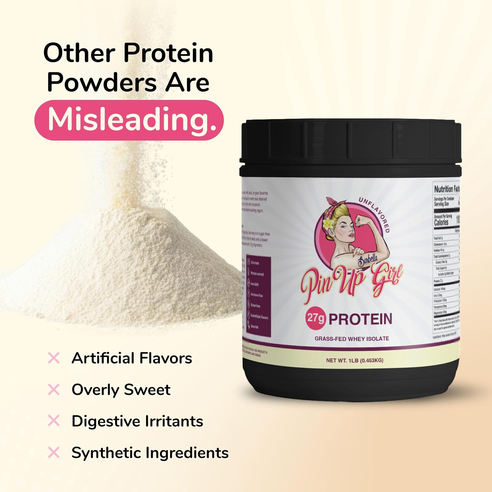 Pin Up Girl protein supplement