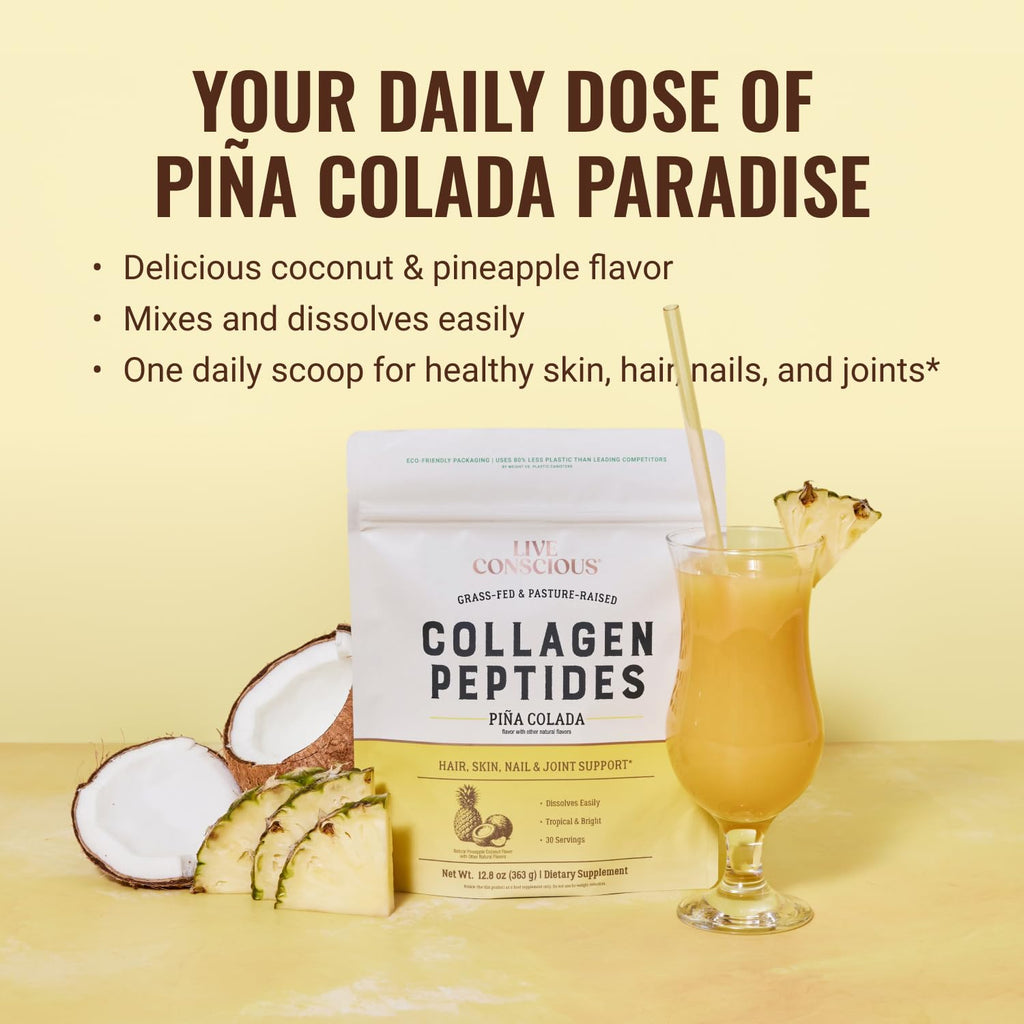 Pina colada collagen supplement