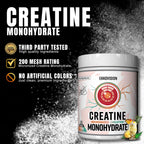 Pina colada flavoured creatine supplement