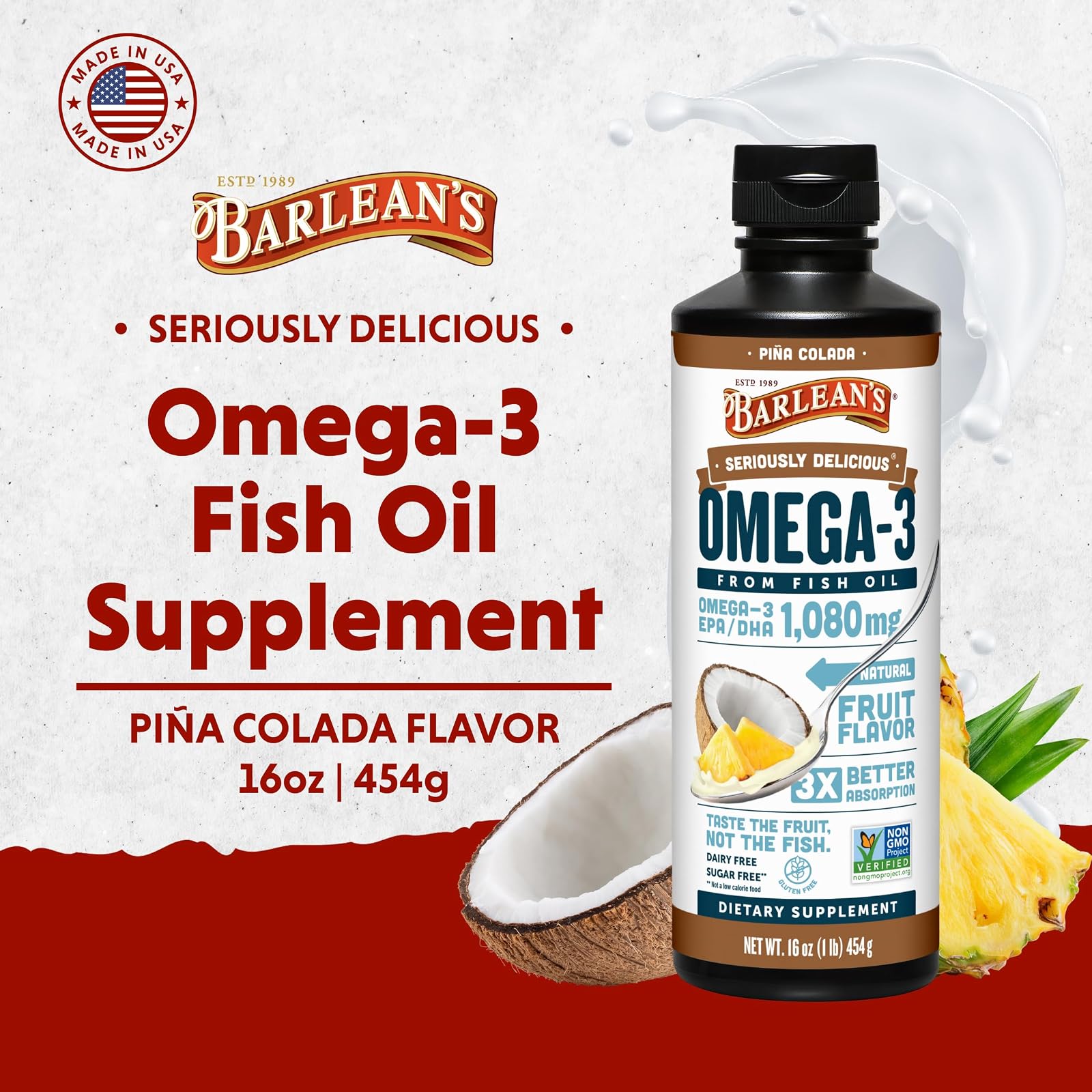 Pina Colada omega 3 benefits