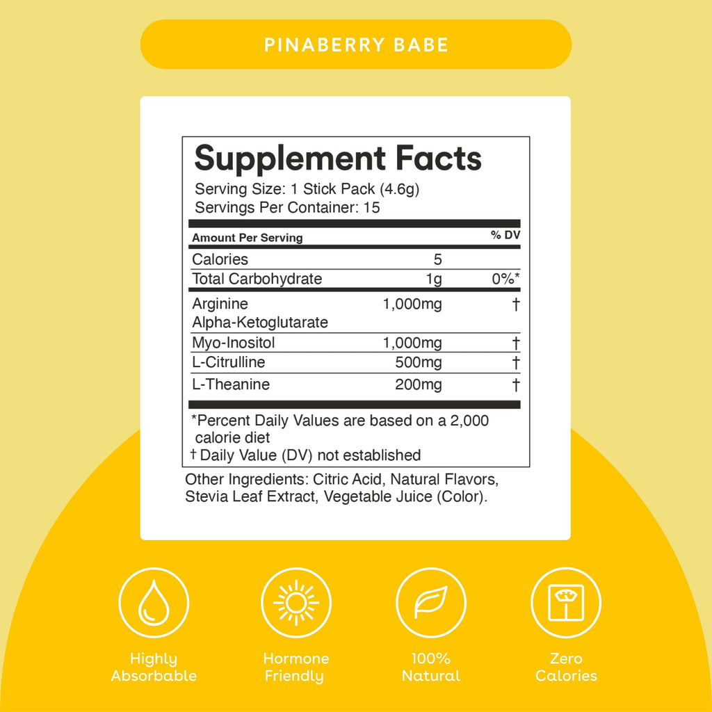 Pinaberry Babe drink packets