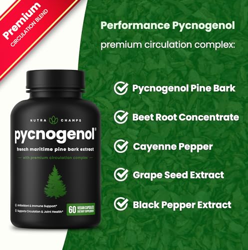 Pine bark extract for healthy circulation
