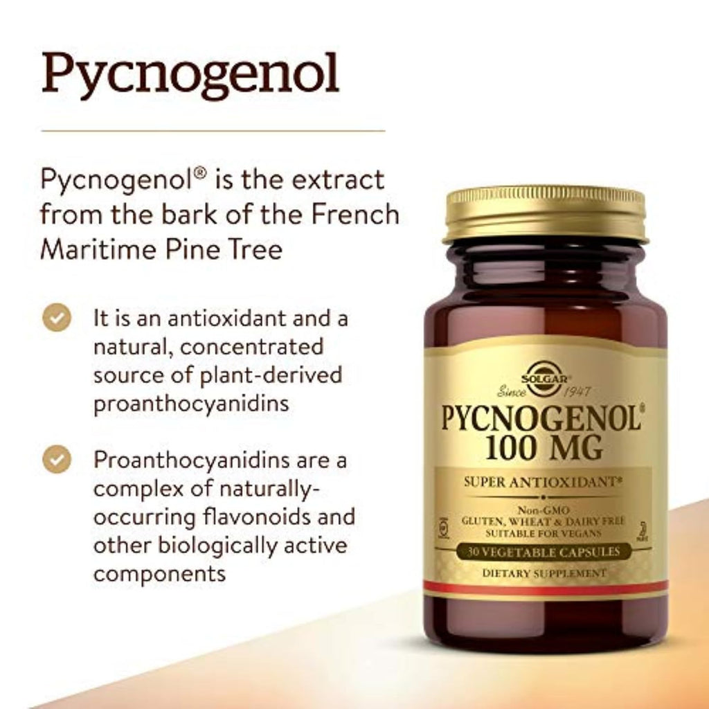 Pine bark extract for healthy circulation