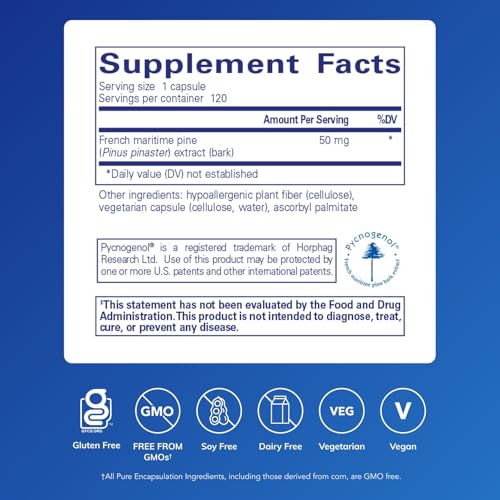 Pine bark extract for healthy circulation