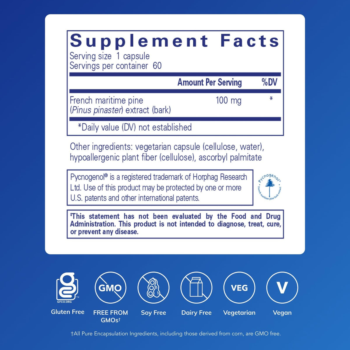 Pine bark extract for healthy circulation