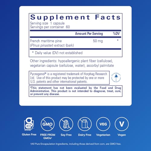 Pine bark extract for healthy circulation