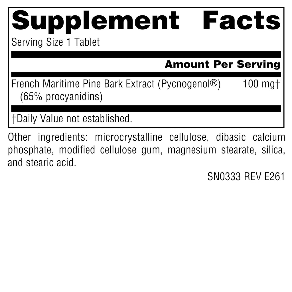 Pine bark extract for healthy circulation