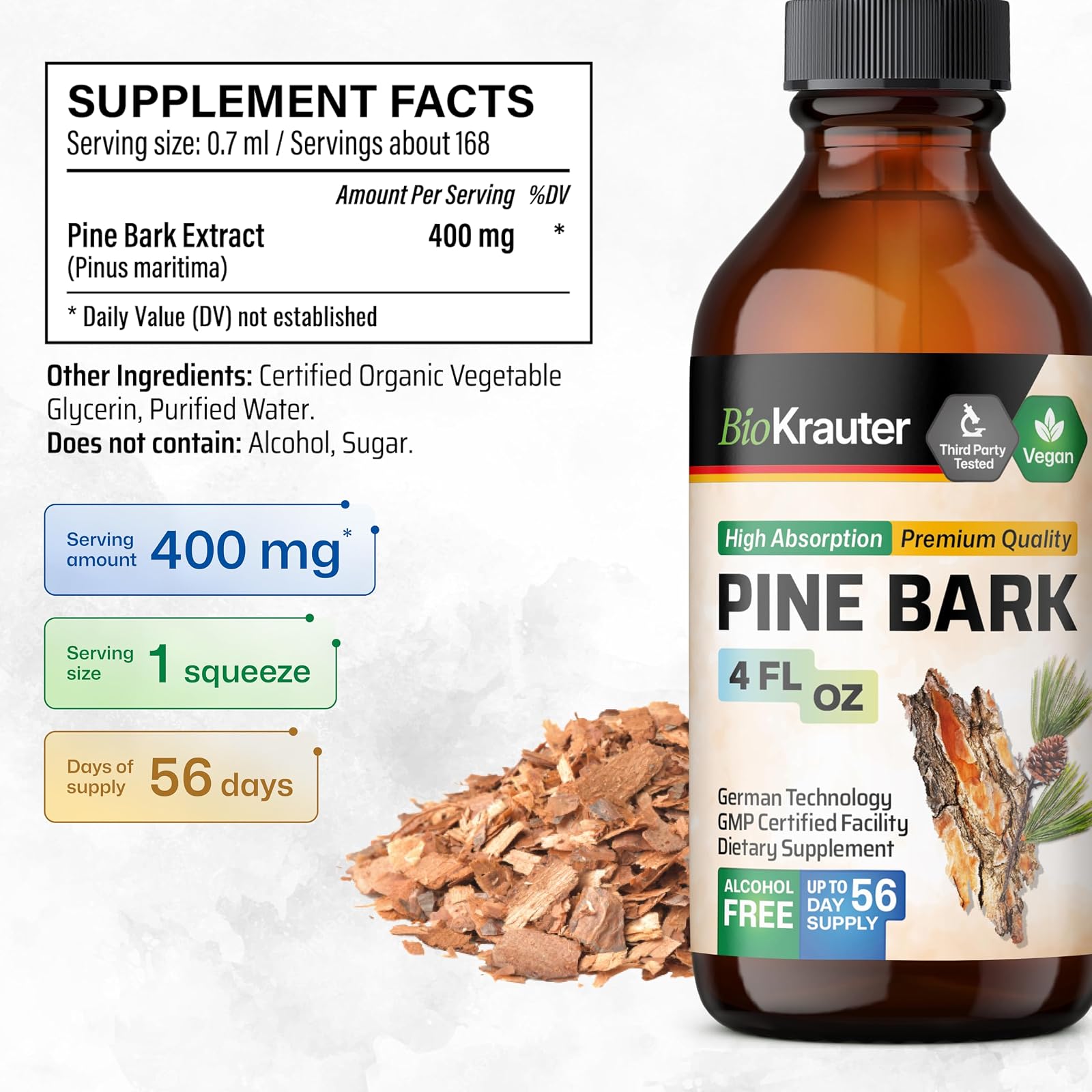 Pine Bark Extract for healthy skin