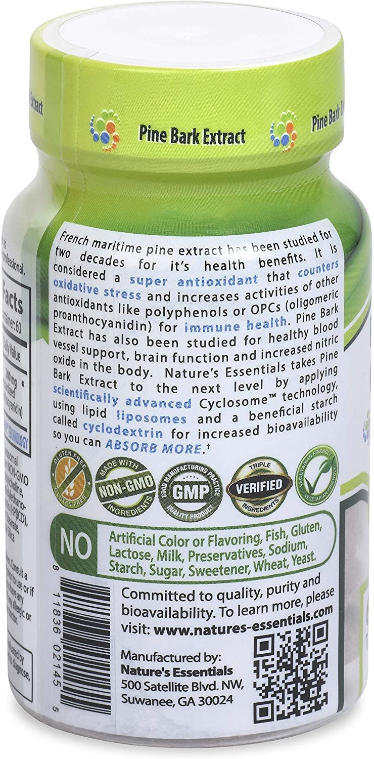 Pine Bark Extract for improved circulation