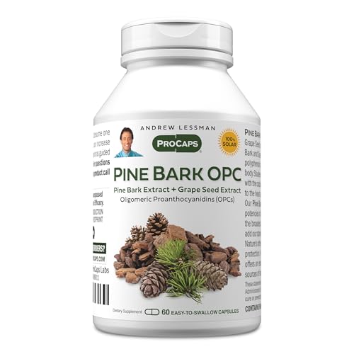 Pine Bark OPC antioxidant capsules