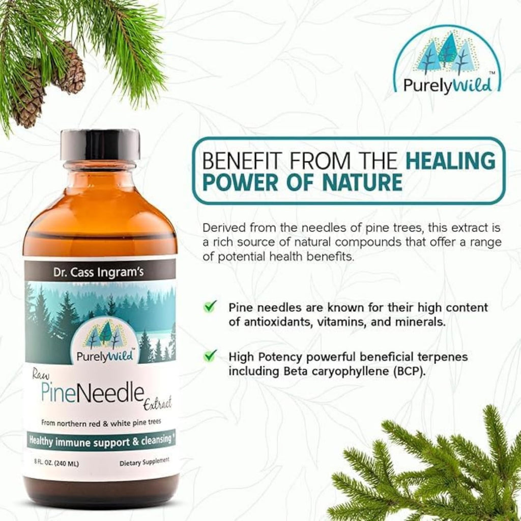 pine needle extract for respiratory health
