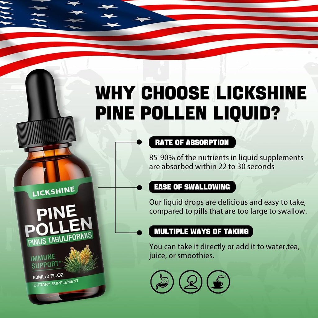 pine pollen drops for vitality