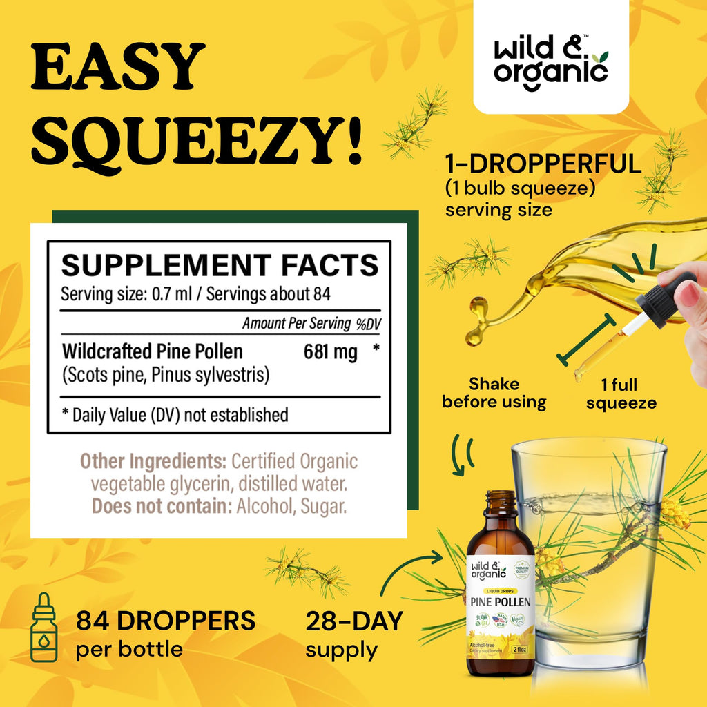pine pollen extract for immune support