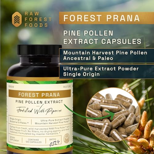 Pine pollen extract for vitality