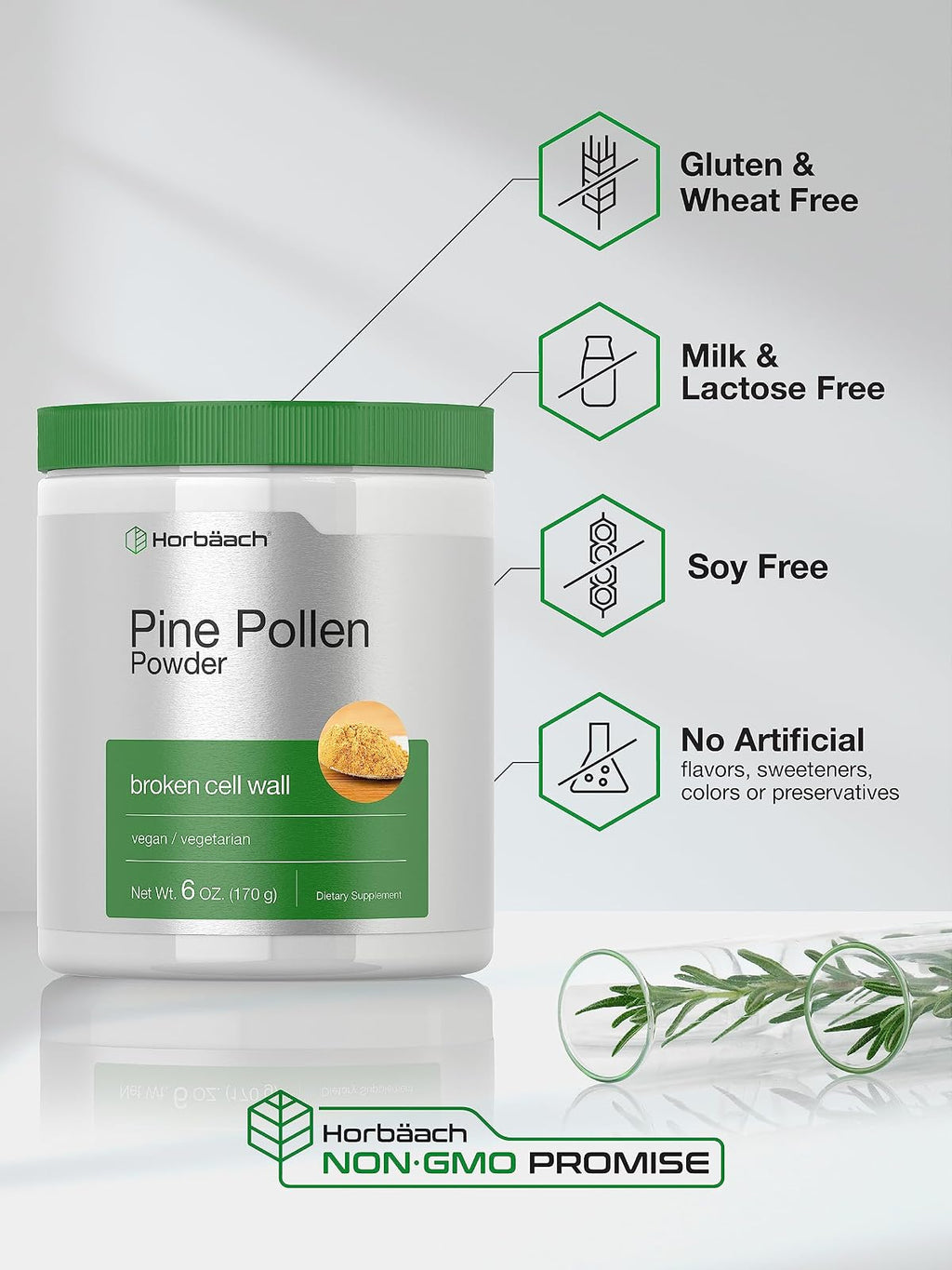 Pine Pollen Powder for energy