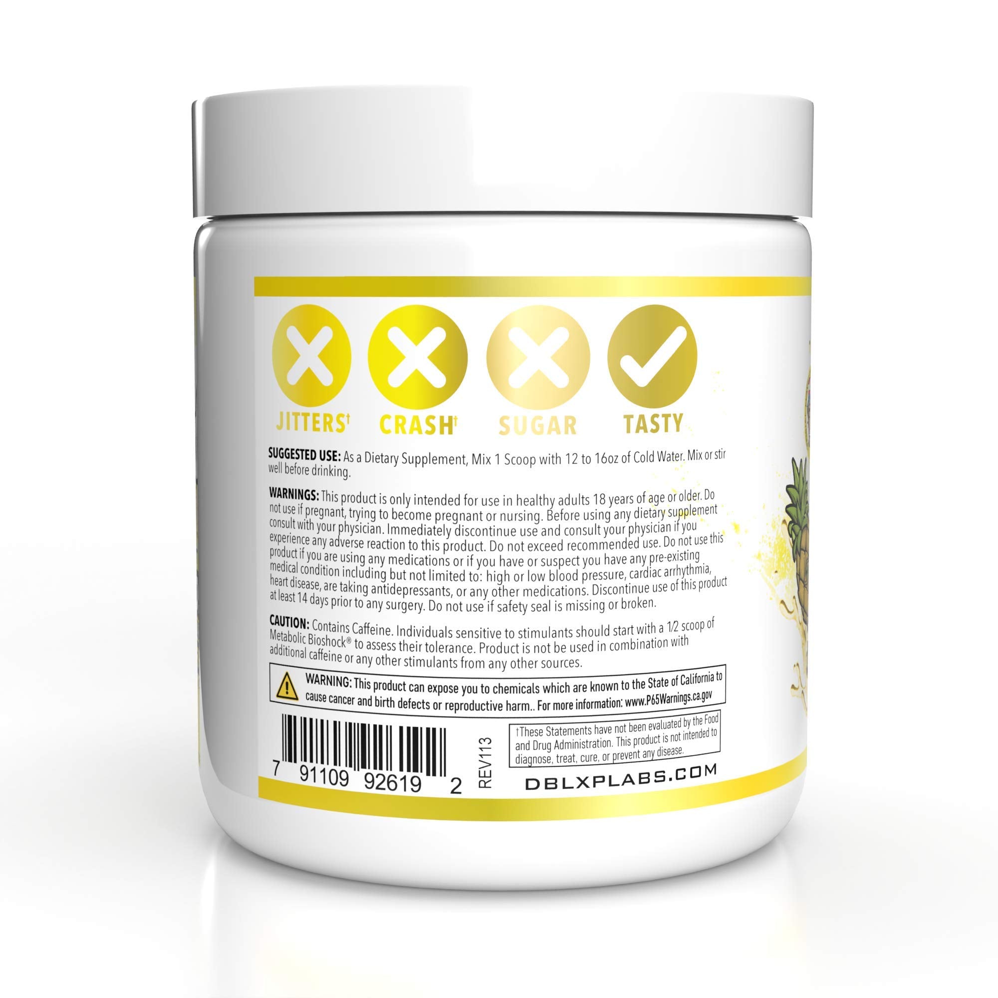 Pineapple Candy flavour energy powder