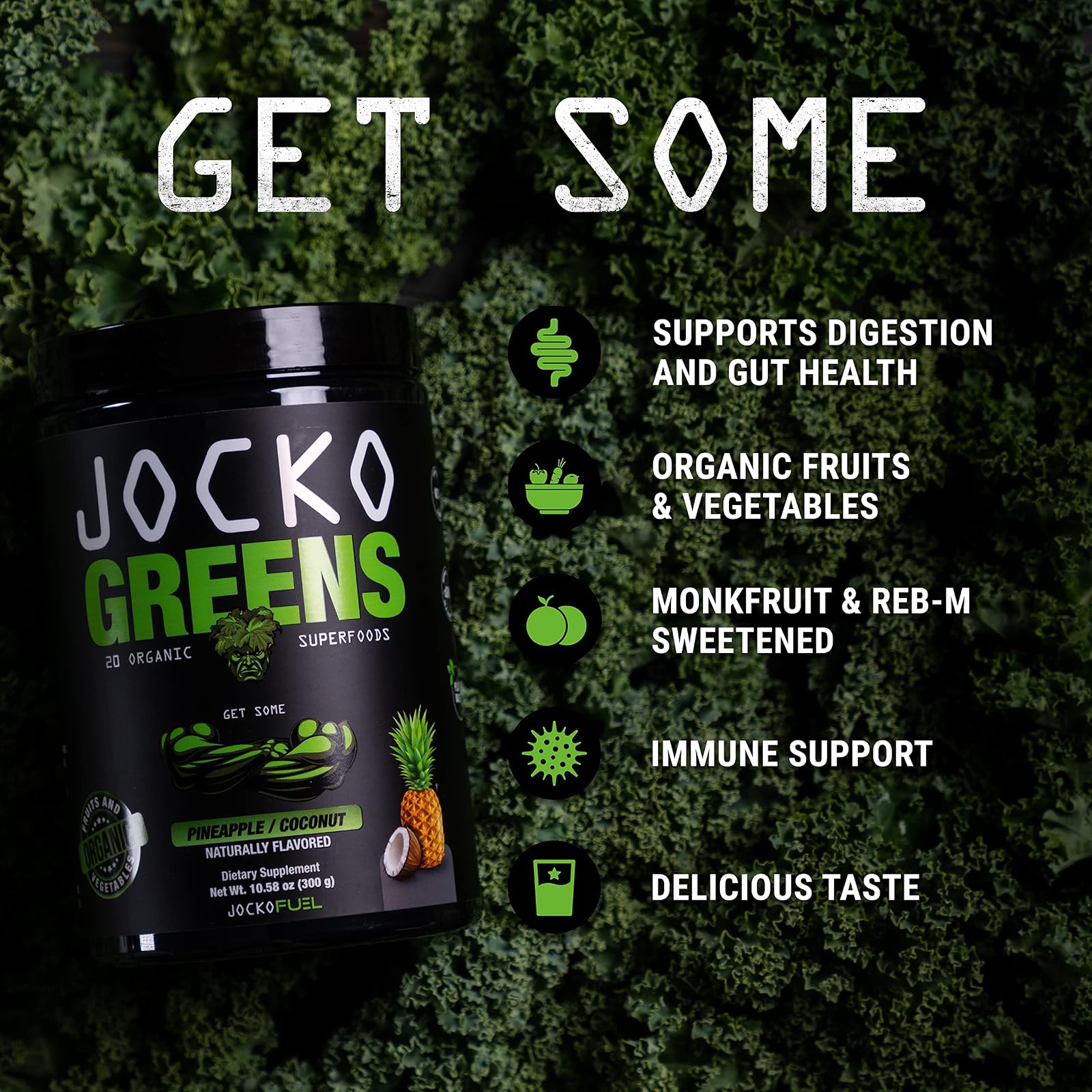 Pineapple coconut daily greens superfood
