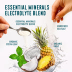 Pineapple coconut electrolyte drink mix