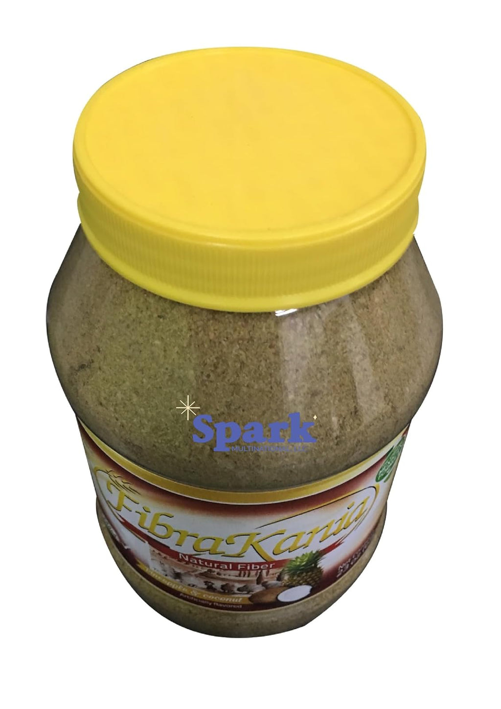 Pineapple coconut fiber blend