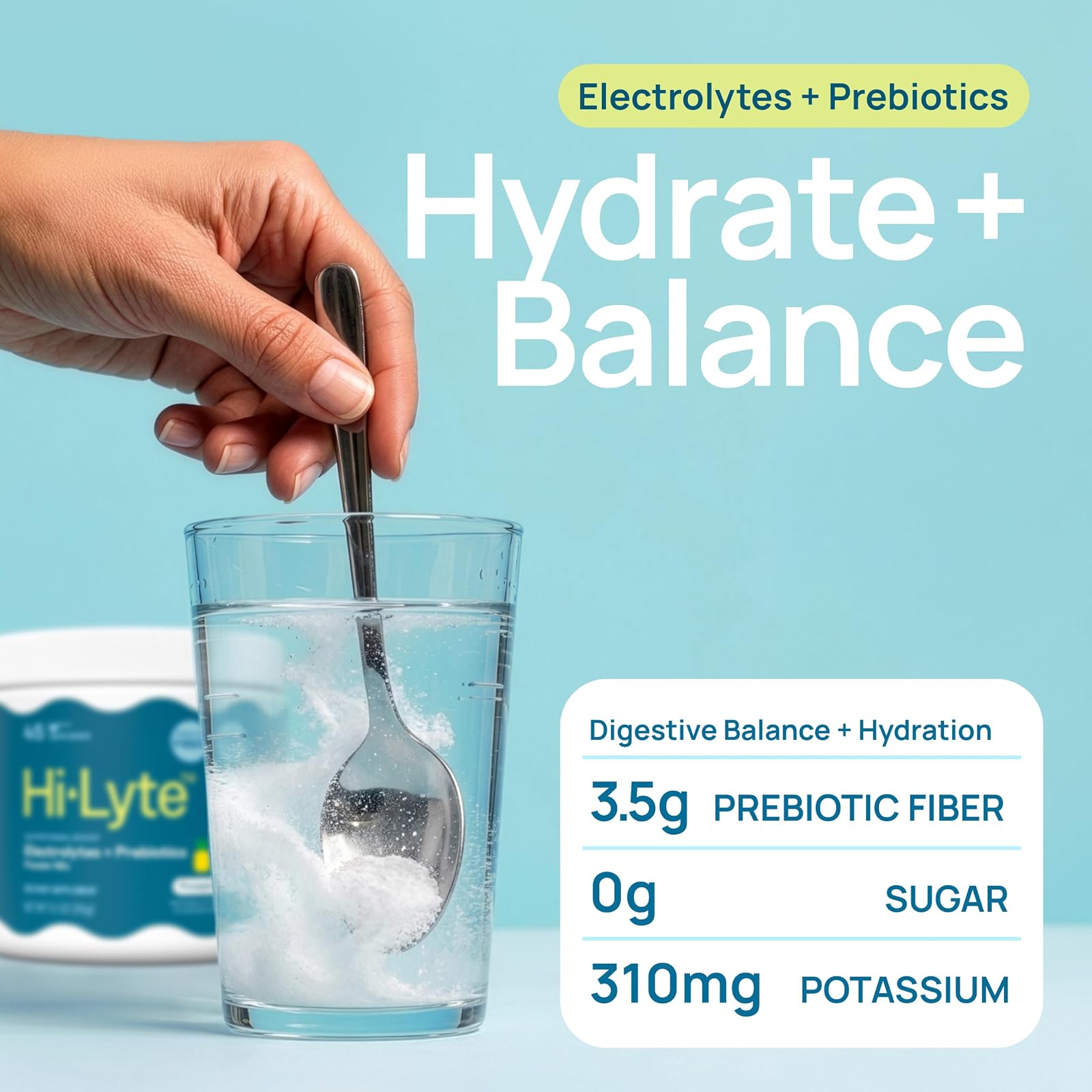 Pineapple coconut prebiotic fiber blend