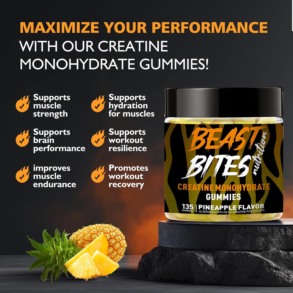 pineapple flavor creatine gummies