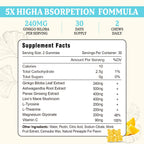 pineapple flavor ginkgo biloba supplement