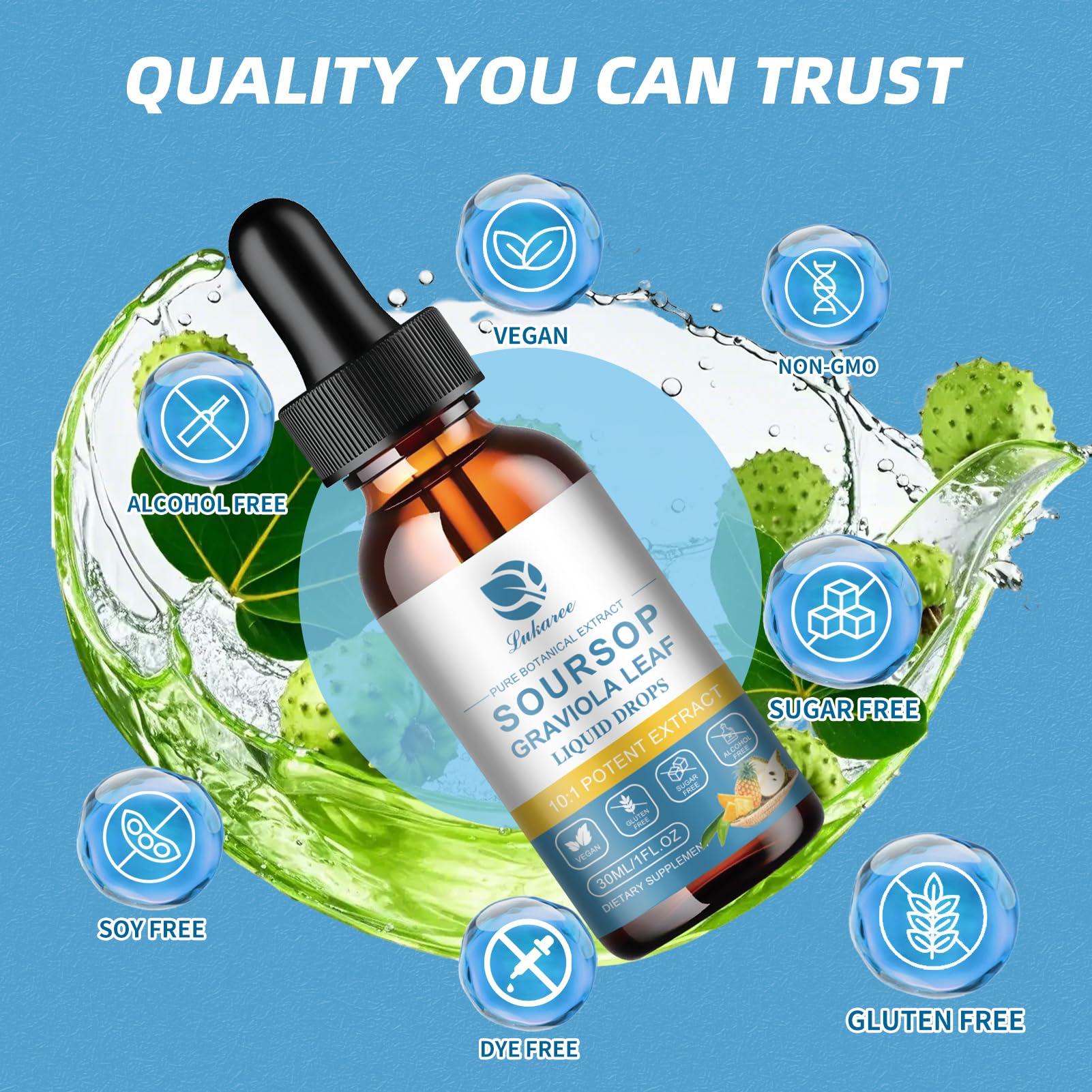 Pineapple flavored health drops