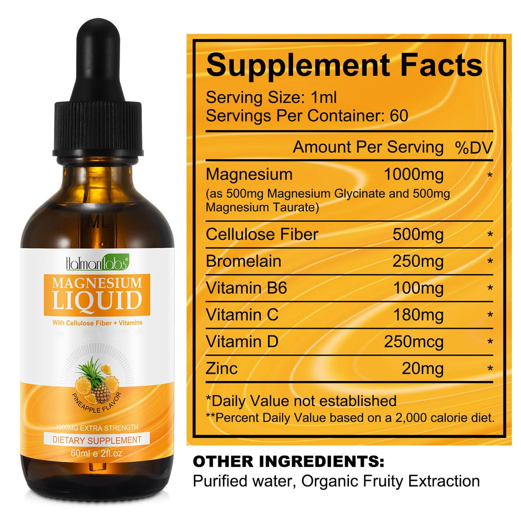 pineapple flavored magnesium drops