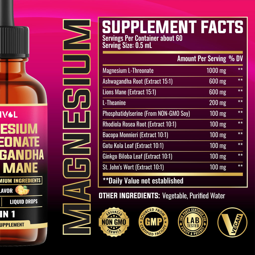 pineapple flavored magnesium for stress relief
