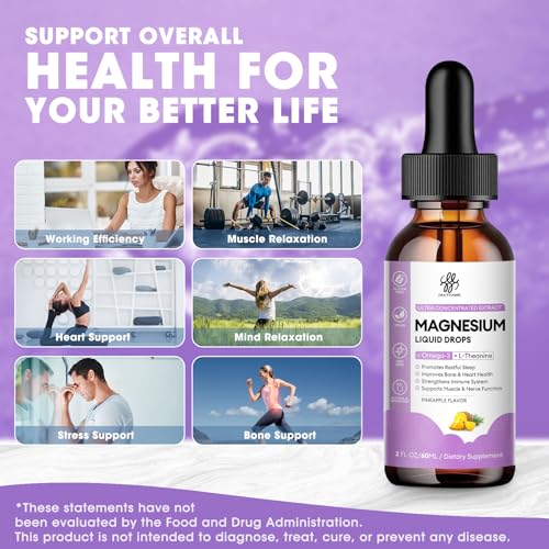 pineapple flavored magnesium glycinate liquid