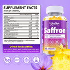 Pineapple flavored saffron supplements