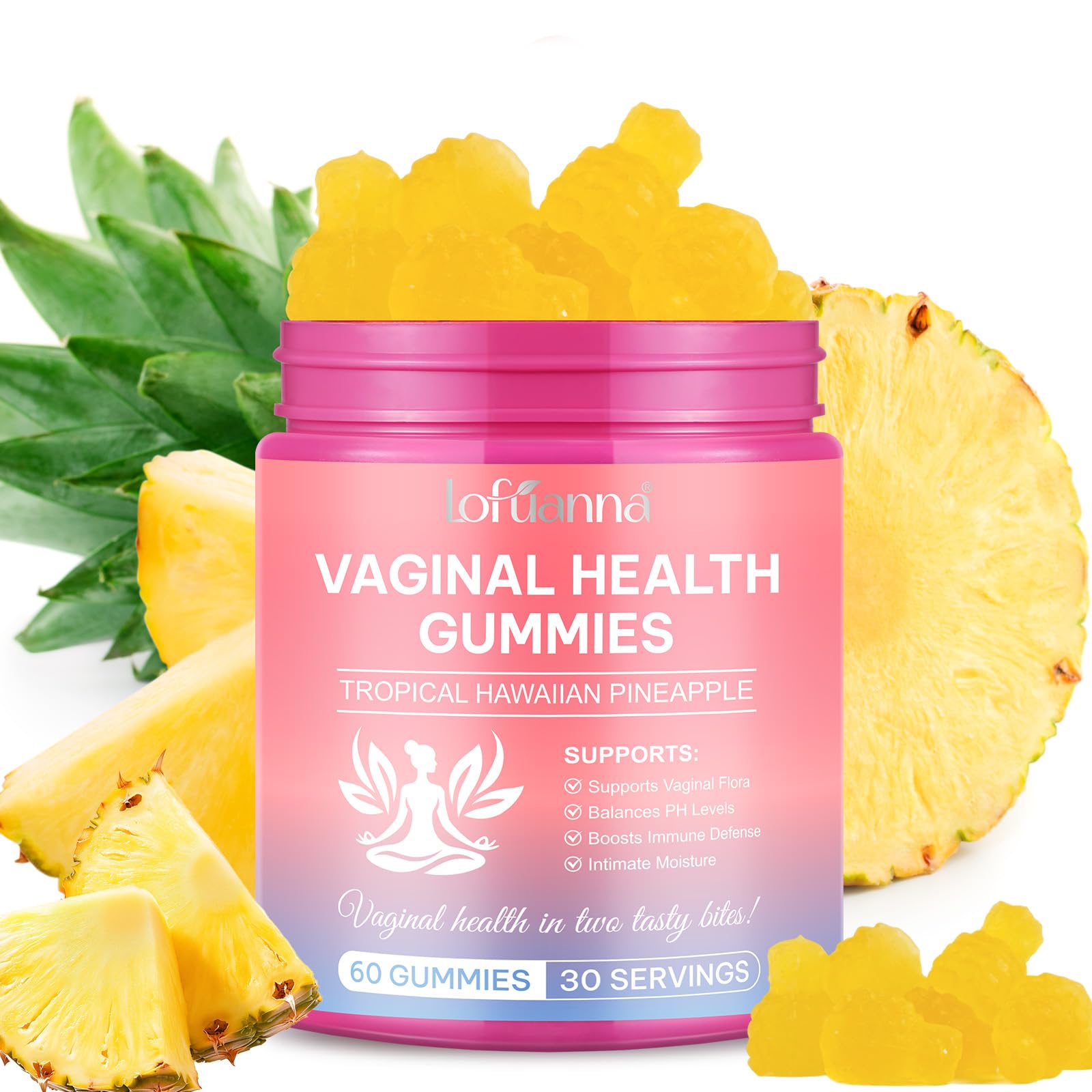 pineapple flavored vaginal probiotics gummies