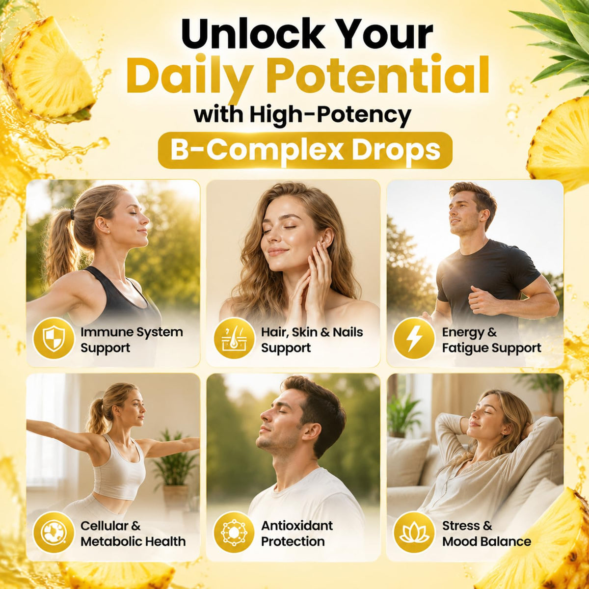 Pineapple flavored vitamin B12 for absorption