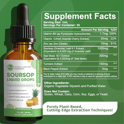 pineapple flavored vitamin drops
