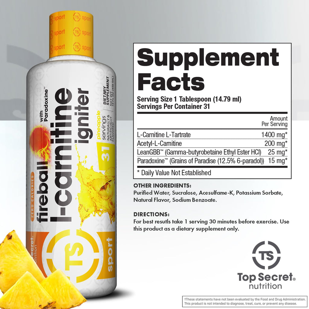 Pineapple flavour acetyl l-carnitine powder