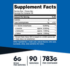 Pineapple flavour BCAA powder supplement