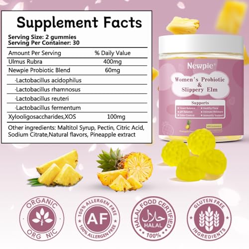 Pineapple flavour digestive health gummies