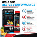 Pineapple flavour energy gel for athletes
