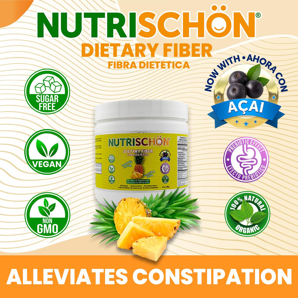 Pineapple flavour fiber supplement