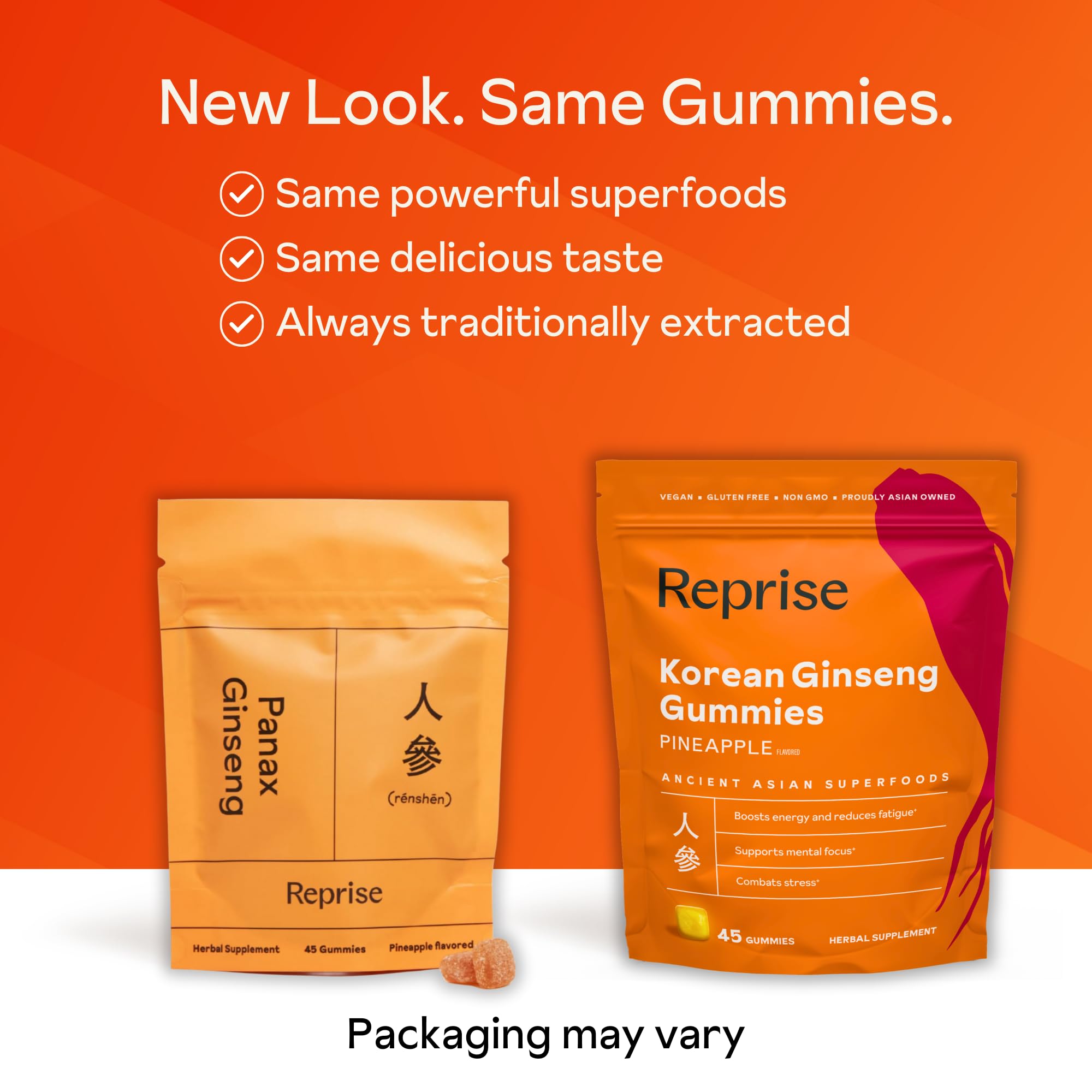 pineapple flavour ginseng chews